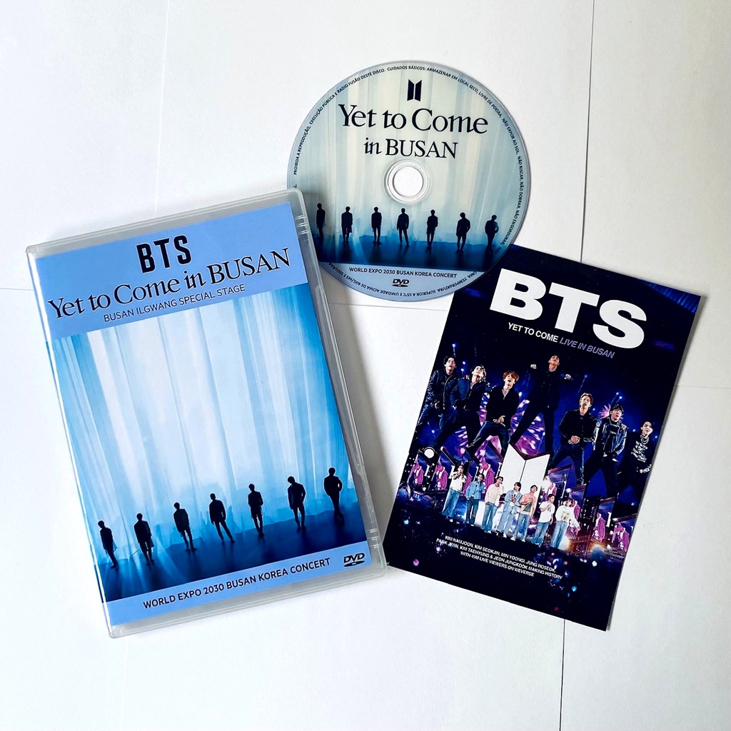 Dvd Bts Yet To Come Live In Busan 2022 World Expo 2030 Busan Korea Concert | Shopee Brasil