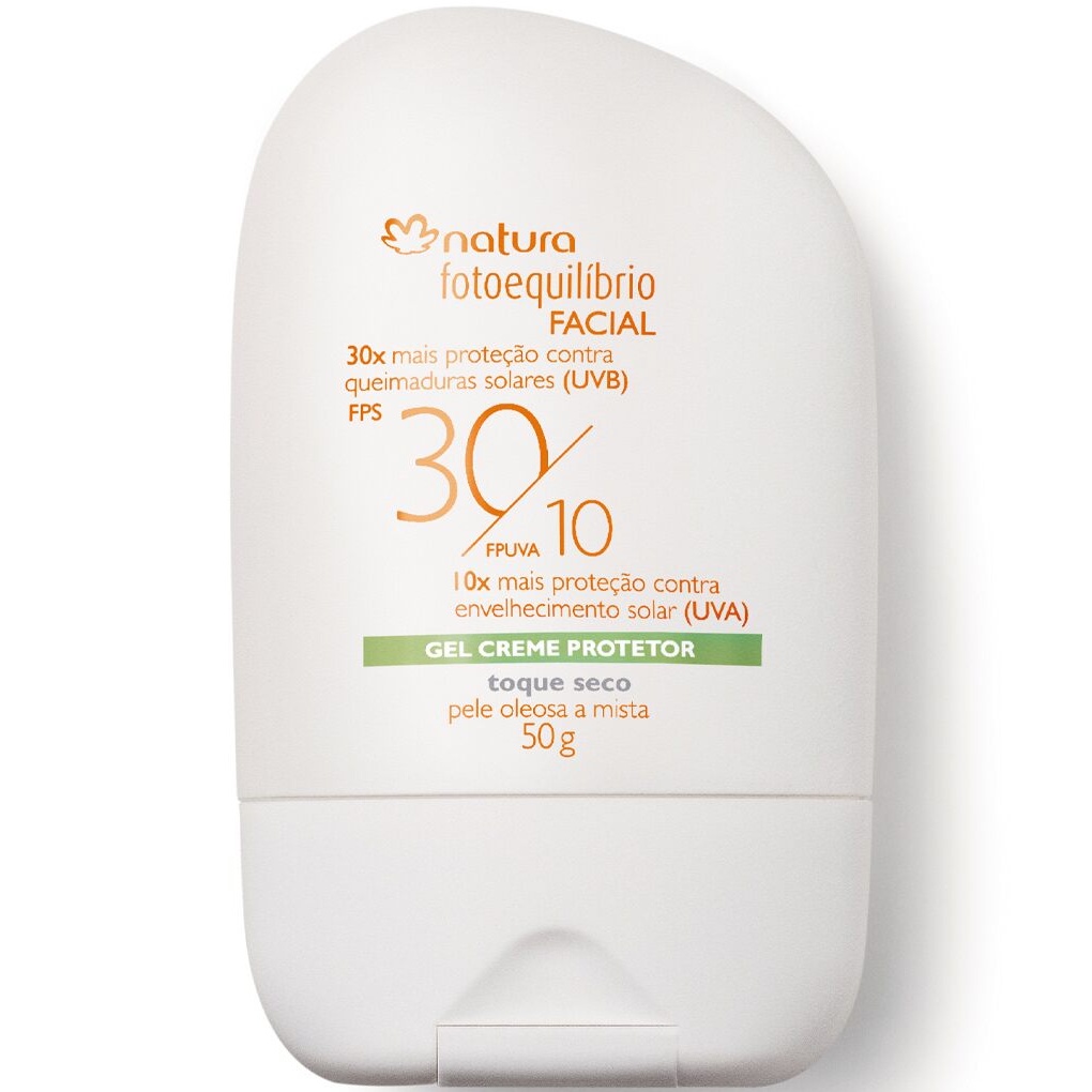 Protetor Solar Facial Gel Creme Protetor Facial FPS 30/ FPUVA 10 ...