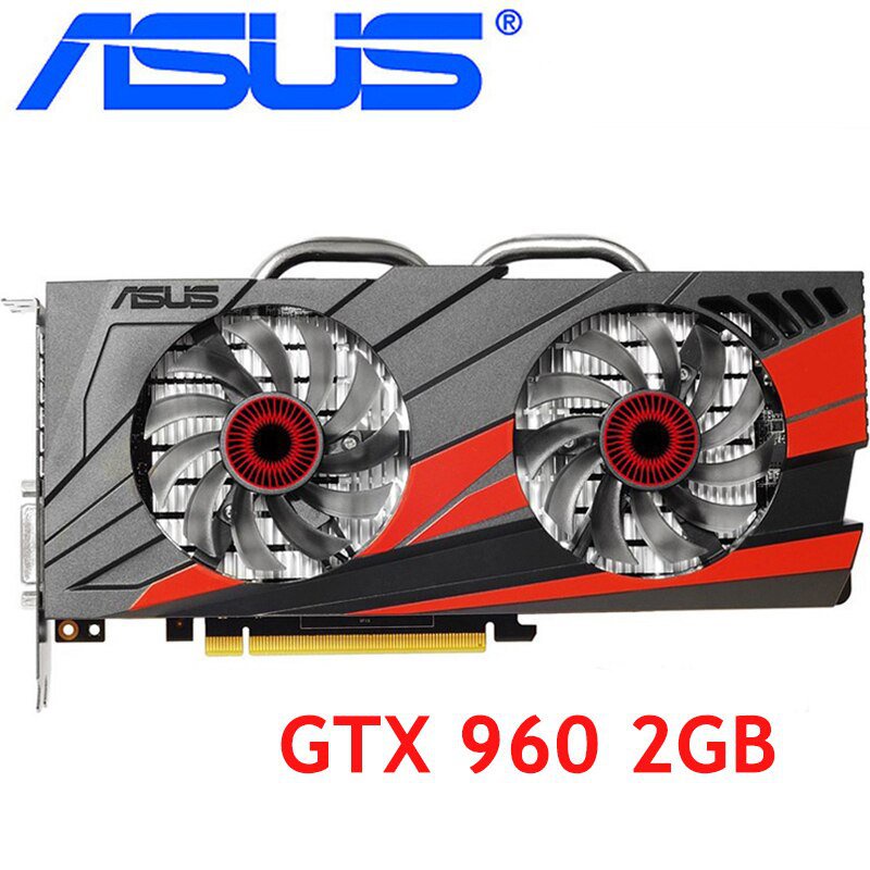 Placa De Vídeo ASUS GTX 960 2GB 128Bit GDDR5 Placas Gráficas Para ...