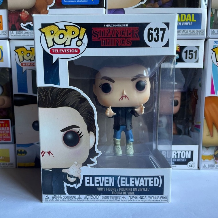 Funko Pop! Eleven Elevated Stranger Things #637 Original | Shopee Brasil