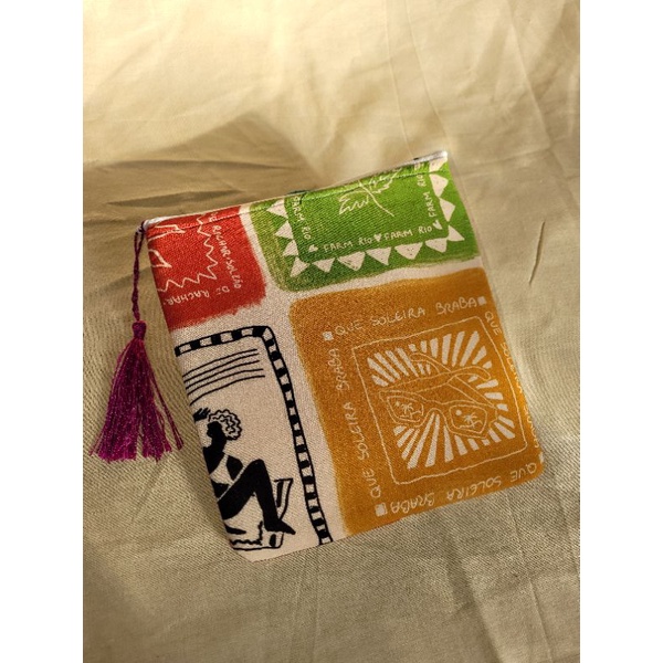 estojo necessaire estampa original farm rio | Shopee Brasil