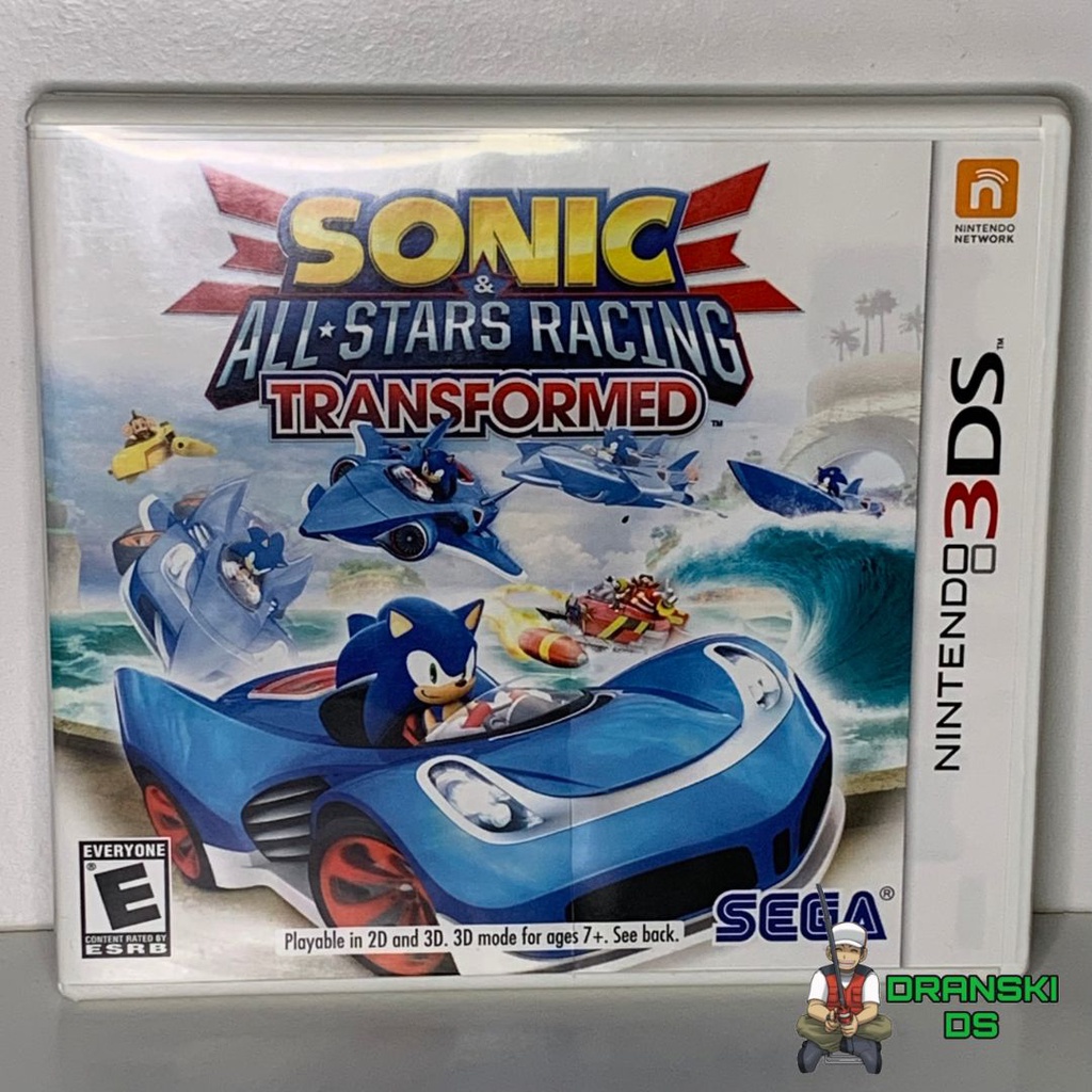 Sonic All-Stars Racing Transformed 3DS | Shopee Brasil