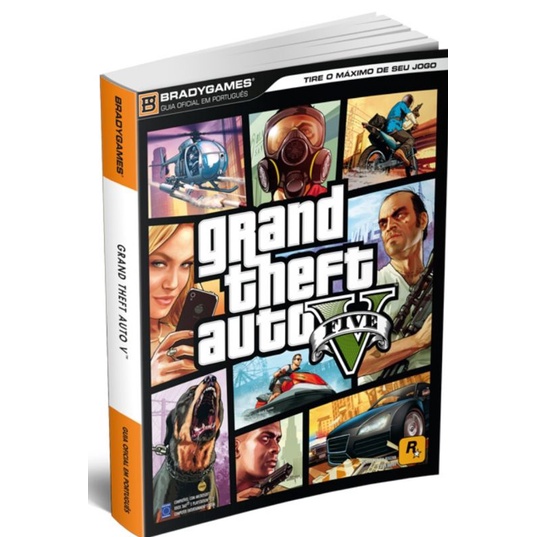 Livro - Guia Oficial Grand Theft Auto V GTA V | Shopee Brasil