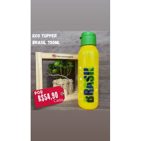Garrafa brasil 750 ml tupperware | Shopee Brasil