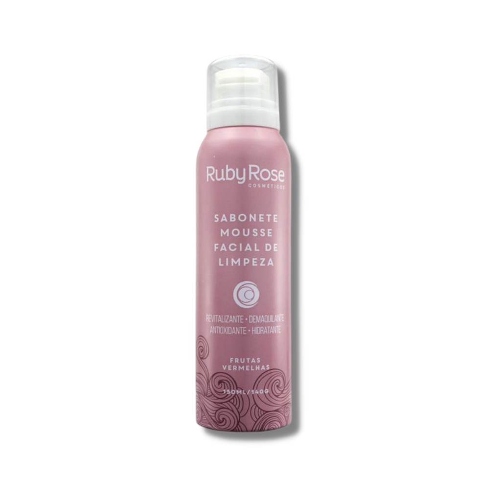 Sabonete Facial Mousse Frutas Vermelhas Ruby Rose | Shopee Brasil