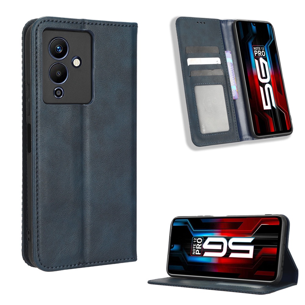 Infinix Note 12 Pro 5G Capa Flip Couro Magnético Note12 Traseira ...