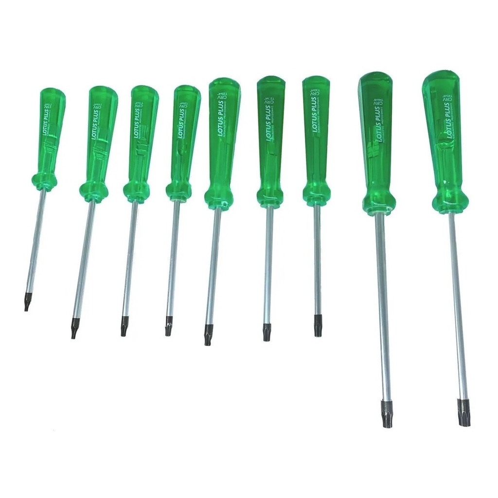 Kit 9 Chaves Torx Imantada Cromo Vanádio Com Furo Guia | Shopee Brasil
