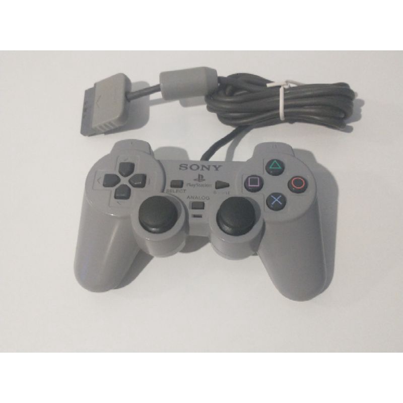 Controle original Playstation 1 Serie A Dual Shock | Shopee Brasil