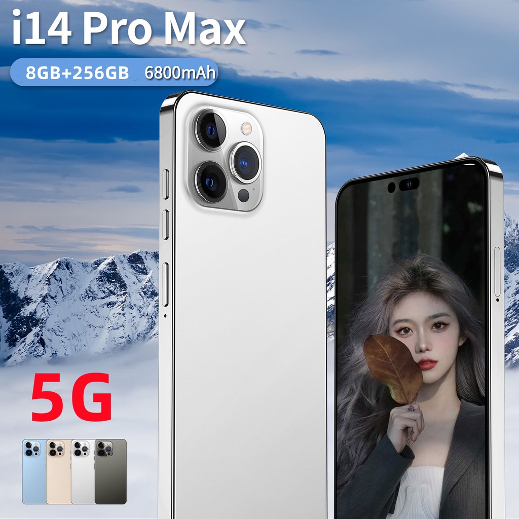 Celular original i14 pro max smartphone Novo 8 + 256GB 5g Phone ...
