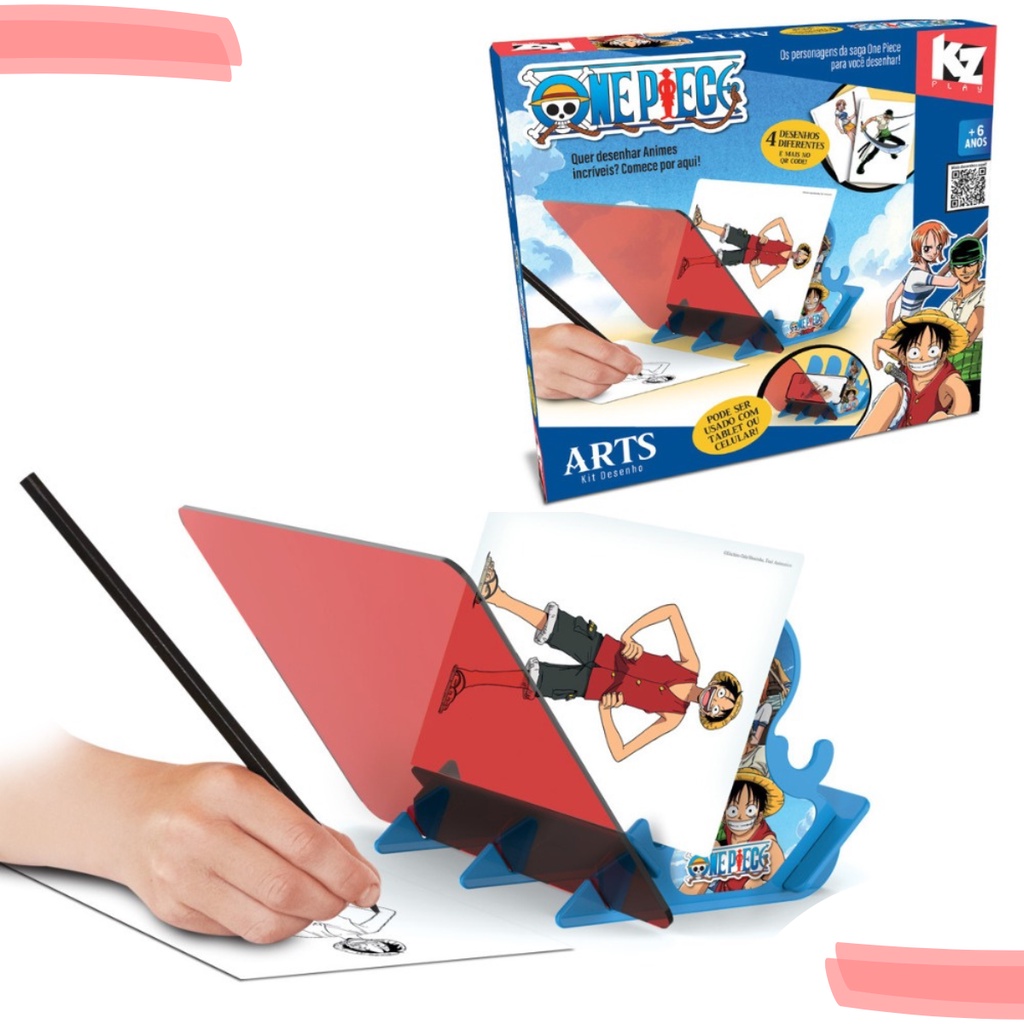One Piece Arts Kit Desenho Personagens Original e Licenciado ENVIO ...