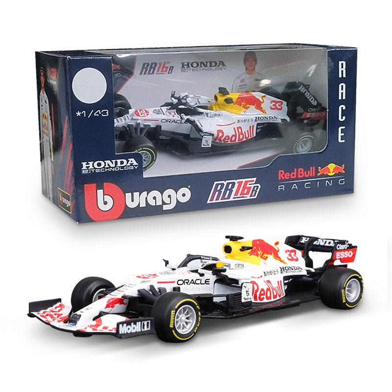 Bburago red bull F1 1 : 43 rb16b Fórmula 1 Miniatura De Touro Vermelho ...