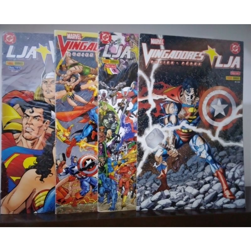 hq Vingadores/JLA | Shopee Brasil