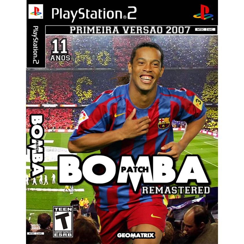 Futebol Remastered Geomatrix 2007 - PS2 JOGO PLAYSTATION 2 GAME ...