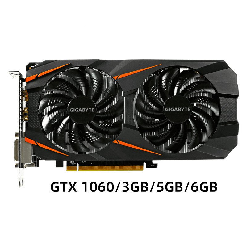 Original gtx 1060 3g 1060 5g 1060 6g gddr5 Placa De Vídeo De 6 Pinos gpu Desktop cpu-Mom ...