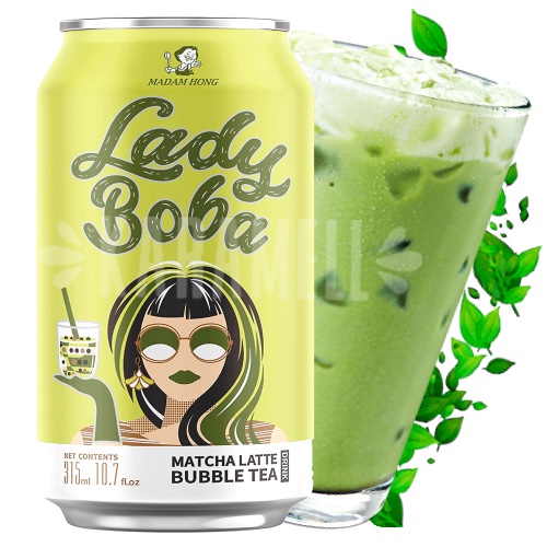 Bebida Matcha Latte Bubble Tea Lady Boba - Importado | Shopee Brasil