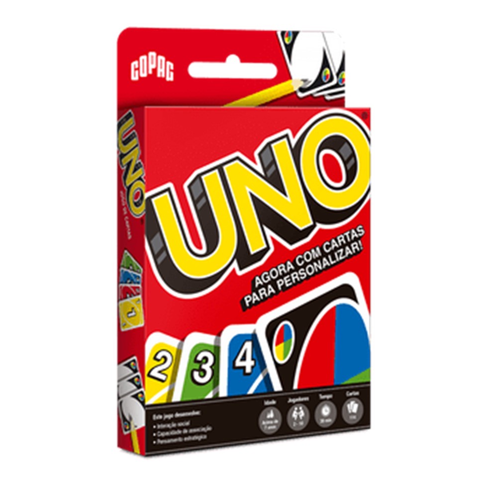 Jogo UNO Baralho Original Copag c/114 Cartas | Shopee Brasil