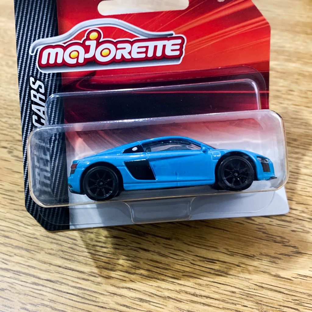 Miniatura - 1:64 - Audi R8 Azul - Street Cars - Majorette | Shopee Brasil