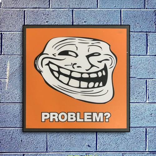 Placa Decorativa TrollFace | Shopee Brasil