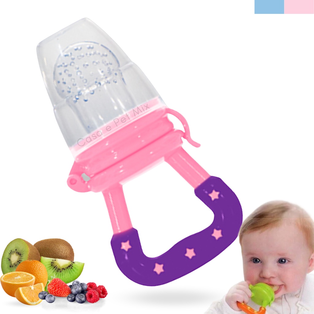 Chupeta Mordedora Frutas Alimentadora Verduradores Papinha Chupetas ...