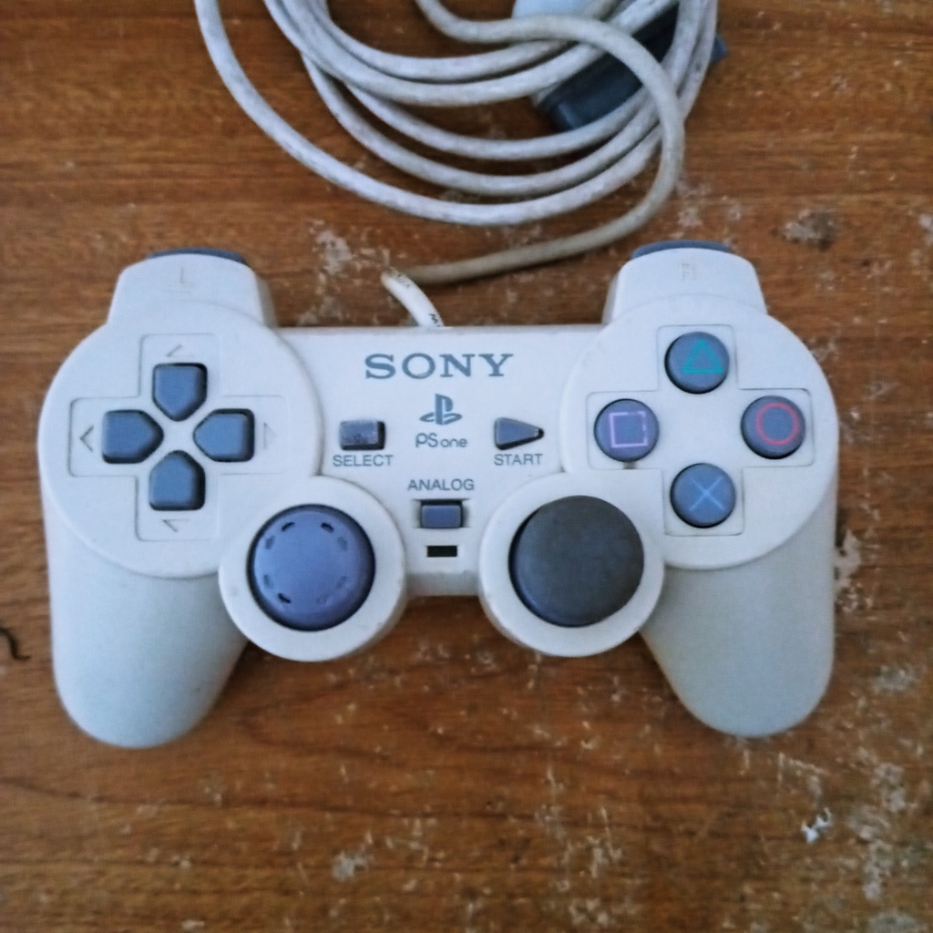Controle Dual Shock Ps1 Cinza Original Sony Playstation 1 - Escorrega o ...