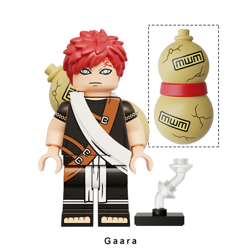 Gaara Minifiguras De Anime Japonês Narutoes Sunagakure O Reino Do Vento ...