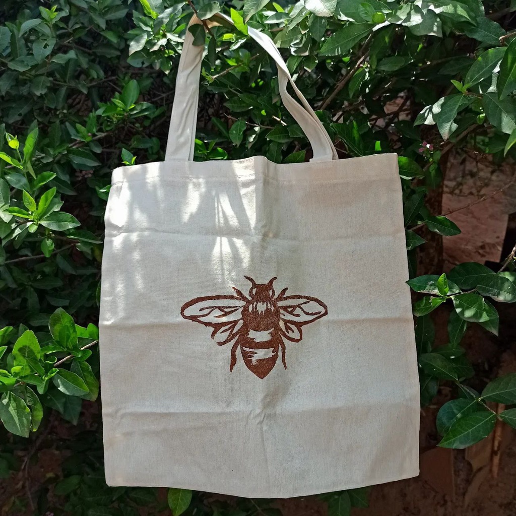 Ecobag | Sacola | Bolsa | Cottage | Abelha | Shopee Brasil