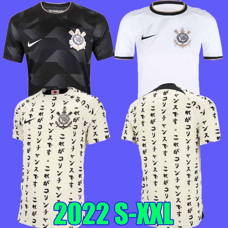 Camisa De Futebol corinthians 22 23 Japonês Personagens Casa Longe ...