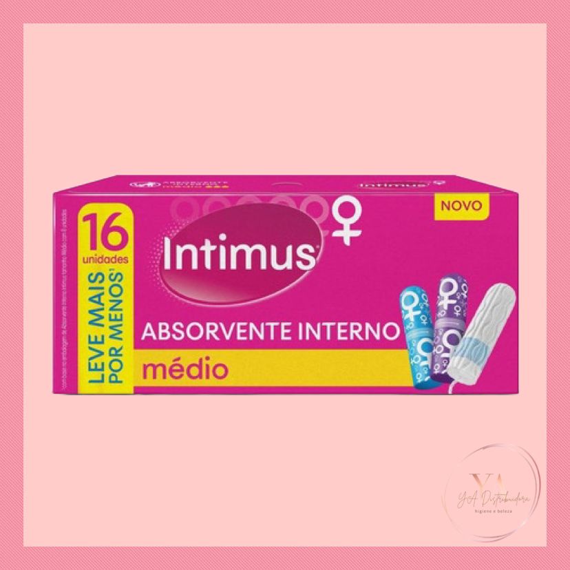 Absorvente Interno Intimus Médio - 16 Unidades | Shopee Brasil