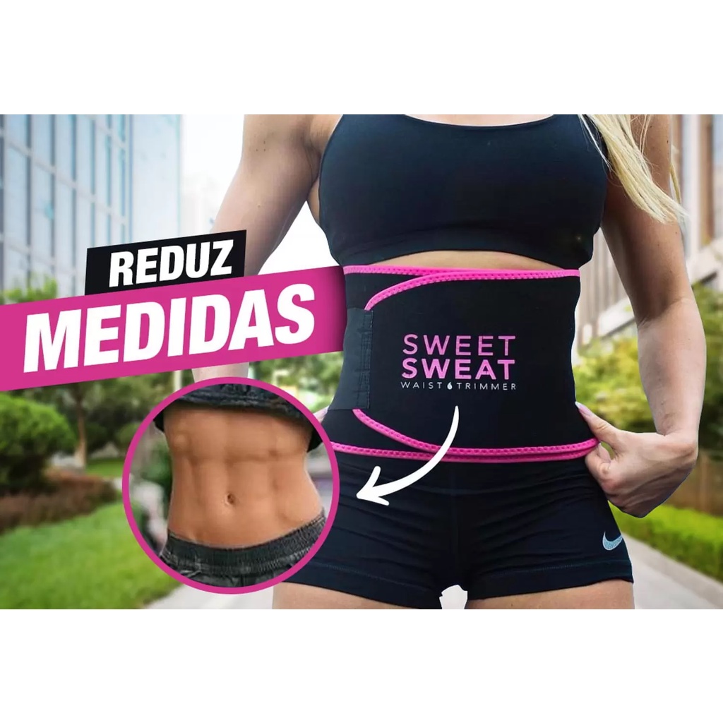Cinta Modeladora Fitness Suar De Verdade Modela Sweat Cinto esportivo ...
