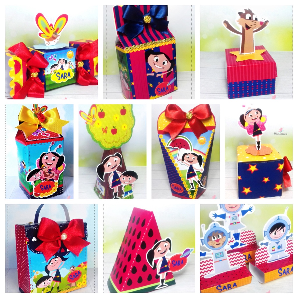 Kit Festa em Casa Show da Luna Personalizado 50 itens | Shopee Brasil