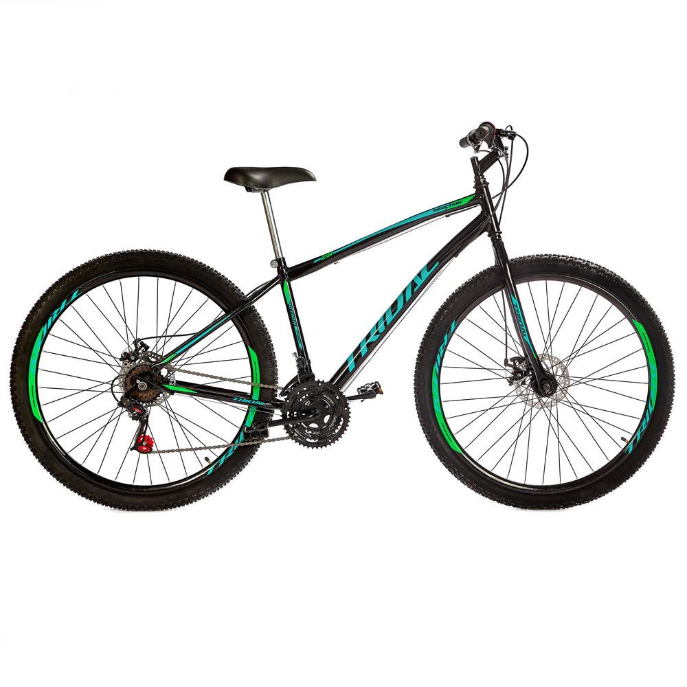 Bicicleta Tridal Reaction Mountain Bike Aro 29 36 Raios Freios a Disco ...