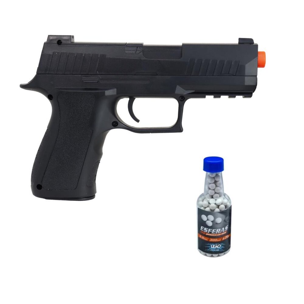 Pistola Airsoft Spring Rossi Vigor V311 6mm + 300 Bbs | Shopee Brasil
