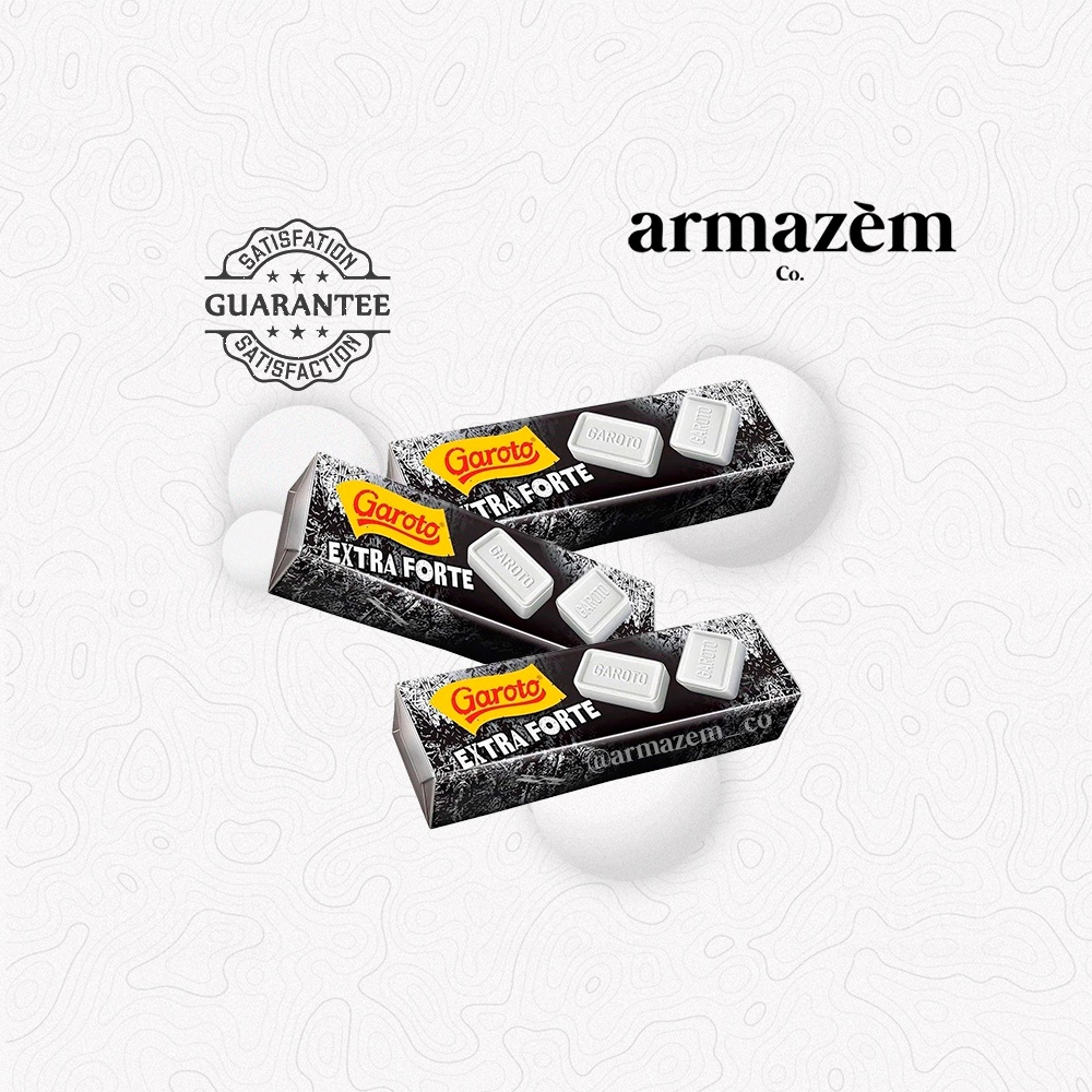 Pastilha Extra Forte 17 gramas Garoto/ Bala super refrescante sabor ...