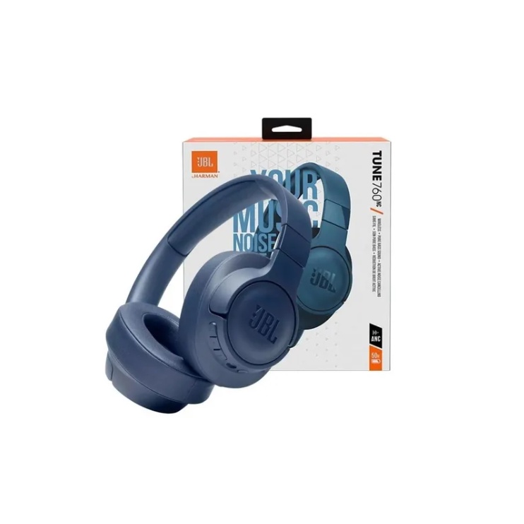 Fone de ouvido Headphone sem fio JBL Tune 760NC blue | Shopee Brasil