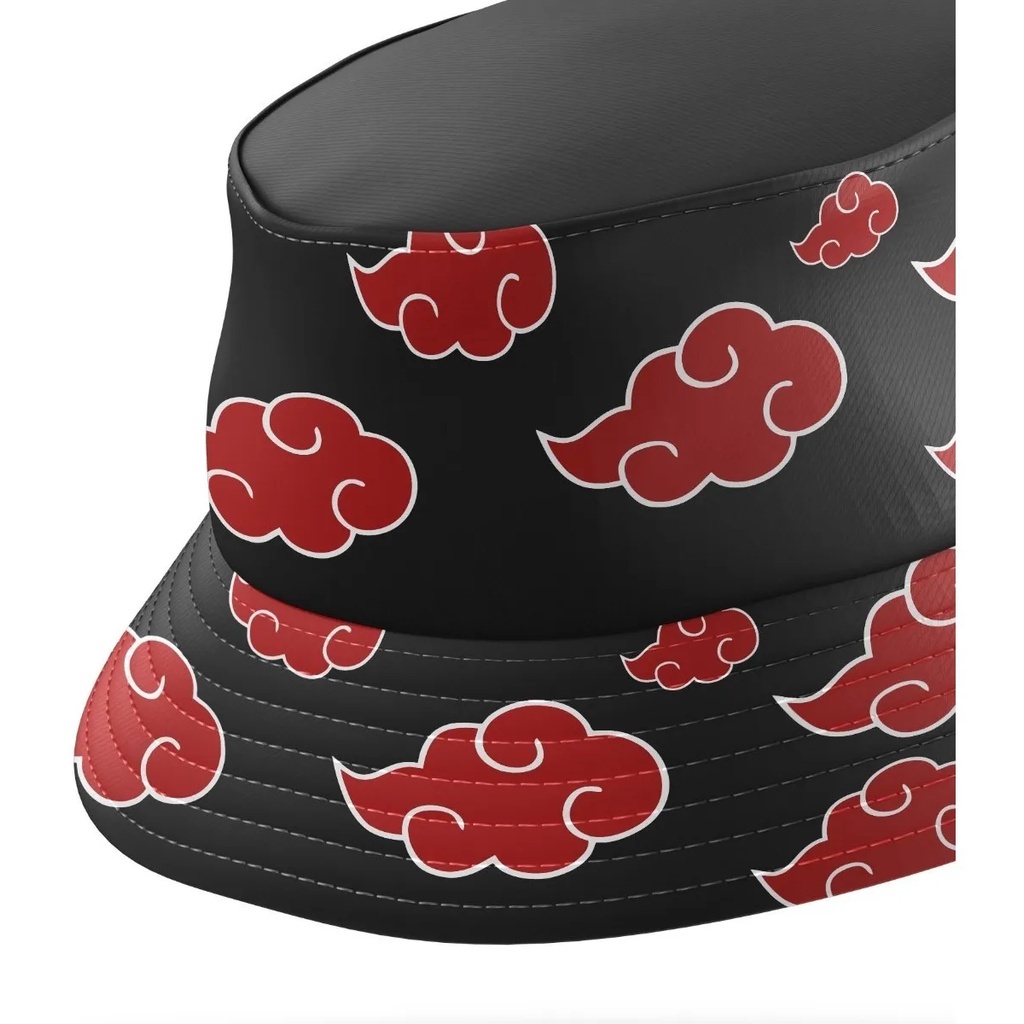 Chapeu Bone Bucket Hat Akatsuki 2 Em 1 - Anime Naruto | Shopee Brasil