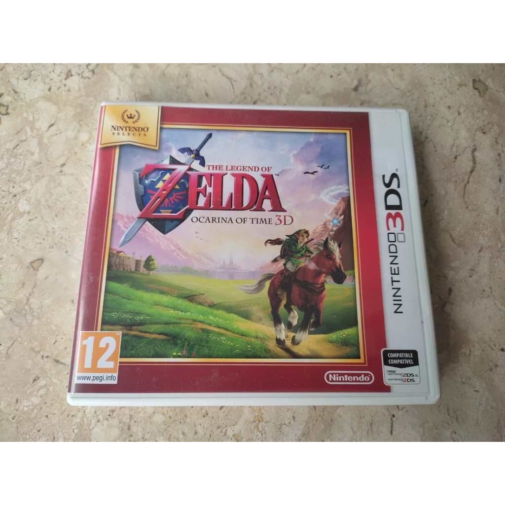 The Legend Of Zelda Ocarina Of Time 3ds Original EUROPEU - Escorrega o ...