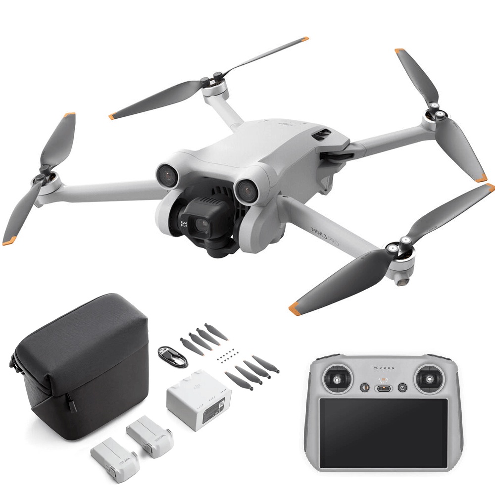 Drone DJI Mini 3 Pro 4K com Controle RC e Kit Fly More Plus | Shopee Brasil
