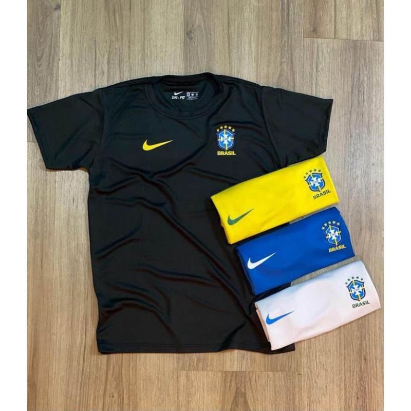 Camiseta Dry fit Brasil | Shopee Brasil