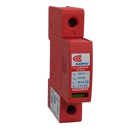 protetor Surto Anti Raio Dps Clamper Slim Vcl Front 275v 20ka ...