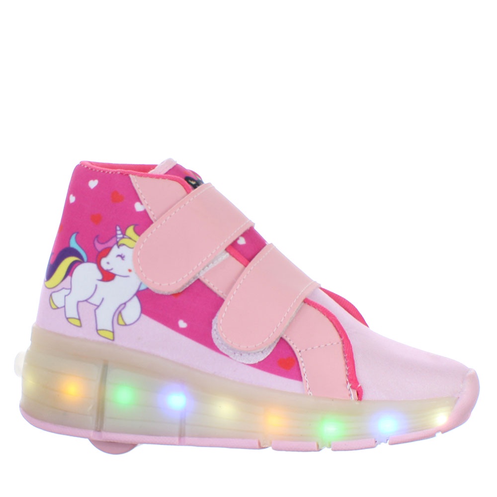 Tenis Patins com Rodinhas e Luzinha de Led Pisca Pisca Infantil Juvenil ...