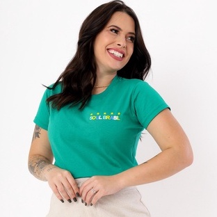 SOUL BRASIL ESTRELAS ALTO RELEVO - VERDE BANDEIRA | Shopee Brasil