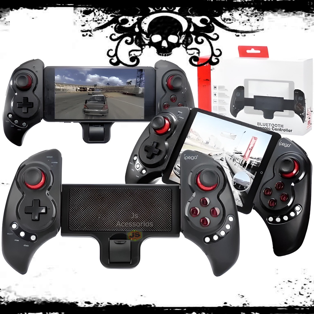 Controle Joystick Bluetooth P/Celular e Tablet Ipega Original | Shopee ...