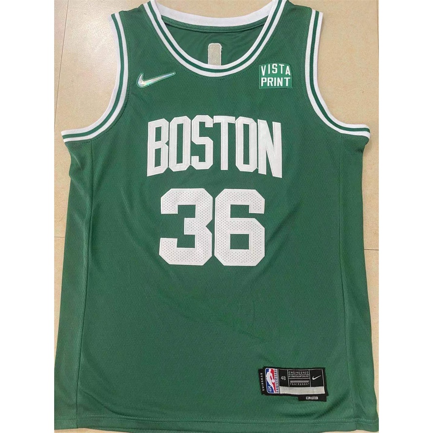 SMART # 36 Boston Celtics 75o Aniversário Diamante Logotipo Branco ...