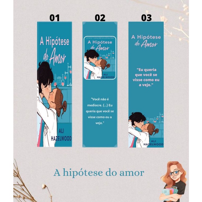 Marcador De Página A Hipótese Do Amor Shopee Brasil
