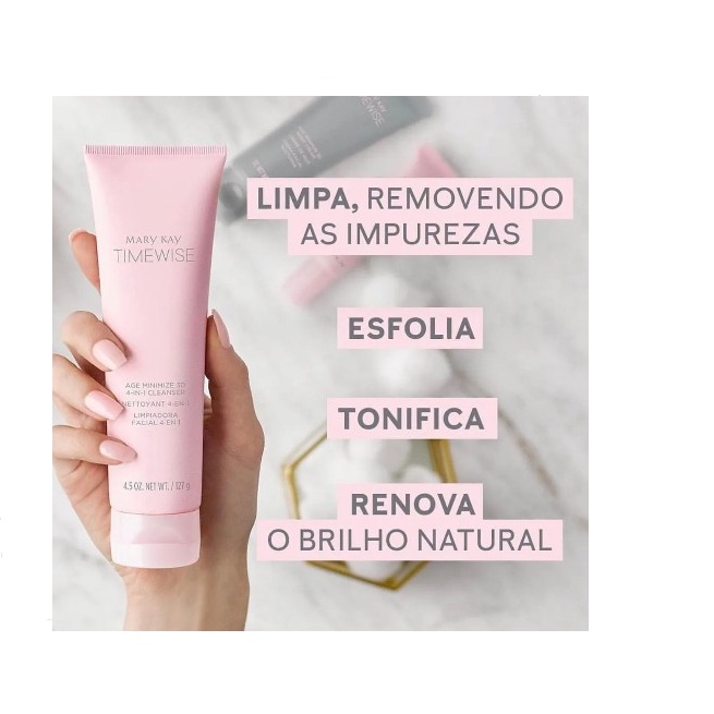 Gel De Limpeza 4 Em 1 Timewise 3d Mary Kay | Shopee Brasil