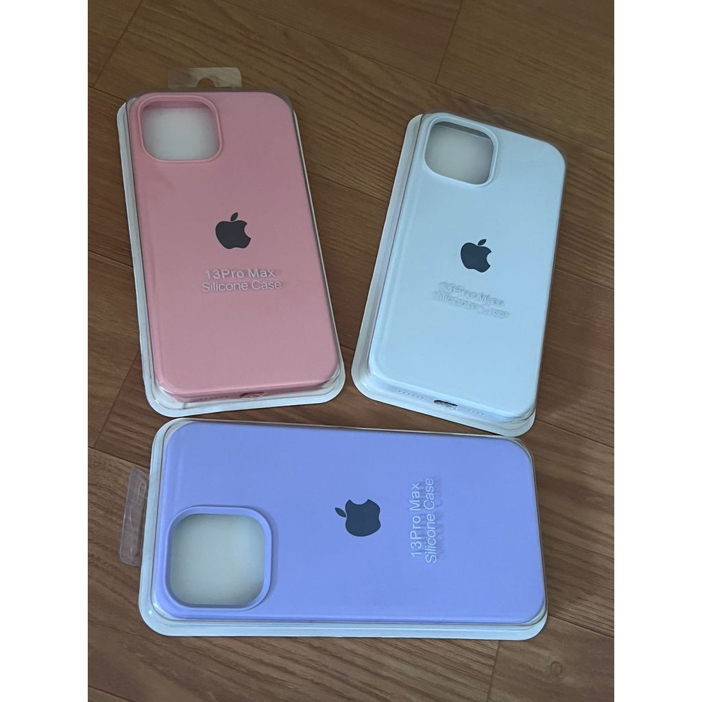 Kit 3 Capas Silicone Aveludado iPhone 13 Pro Max | Shopee Brasil