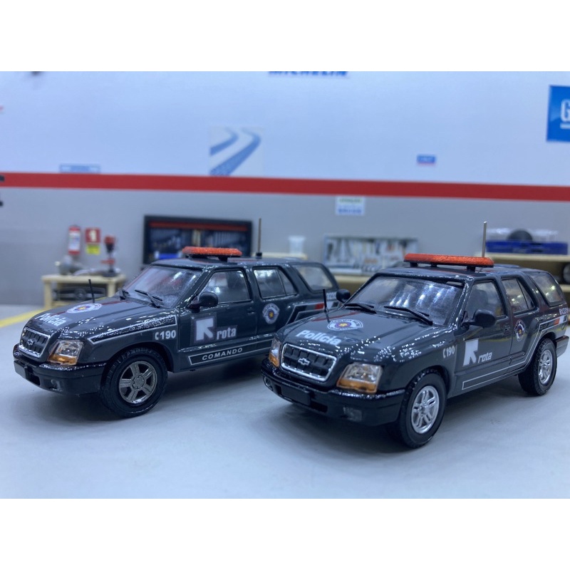 Miniatura Blazer Viatura Rota SP Custom 1/43 unidade | Shopee Brasil