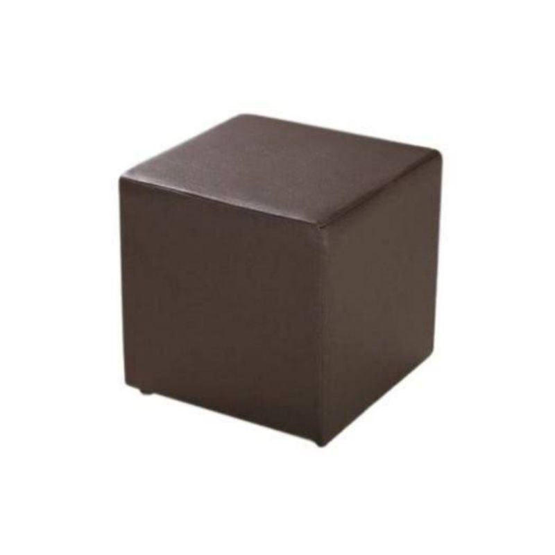 Puff Puf Quadrado Marrom | Shopee Brasil