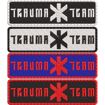 Patch bordado Trauma Team cyberpunk 2077 termocolante - Faz a Boa!
