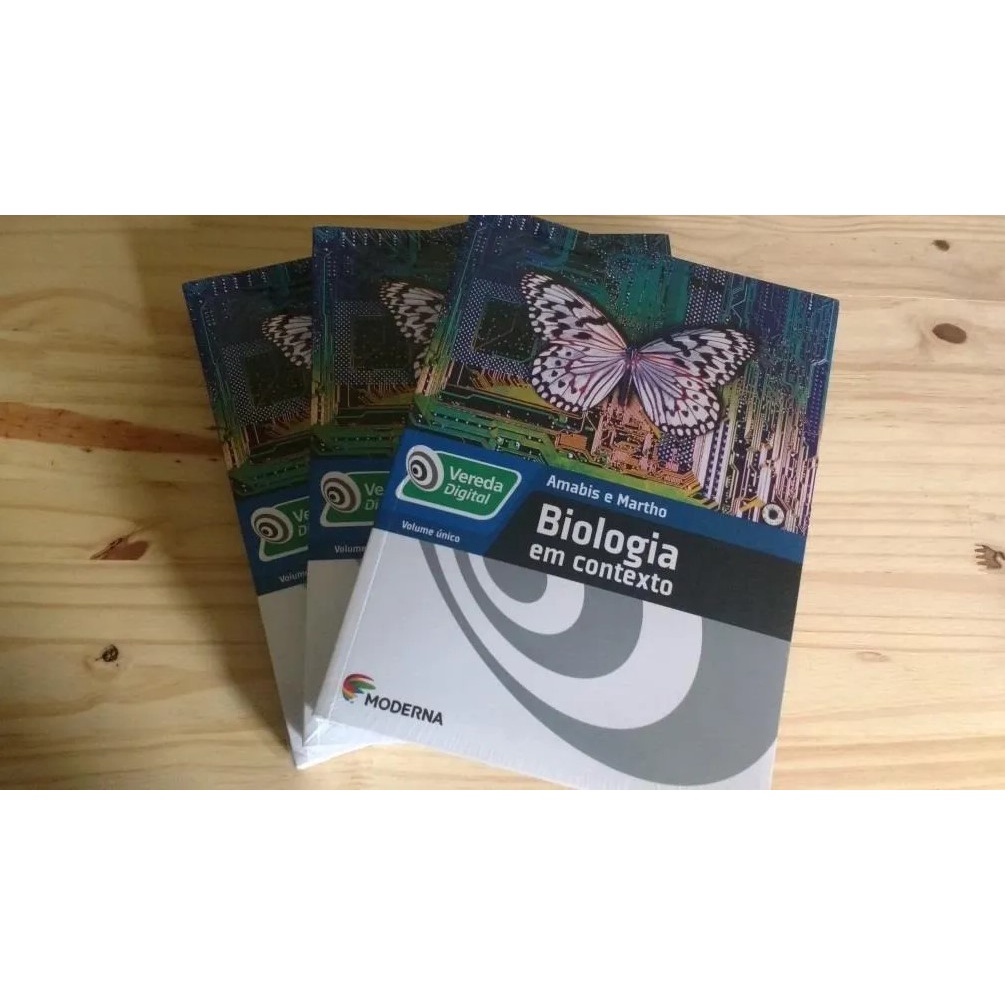 Biologia Em Contexto Vereda Digital Moderna Amabis Martho Novo | Shopee ...